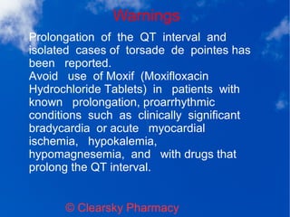 Generic Moxifloxacin Hydrochloride Tablets (Moxif) | ODP | Lung and ...