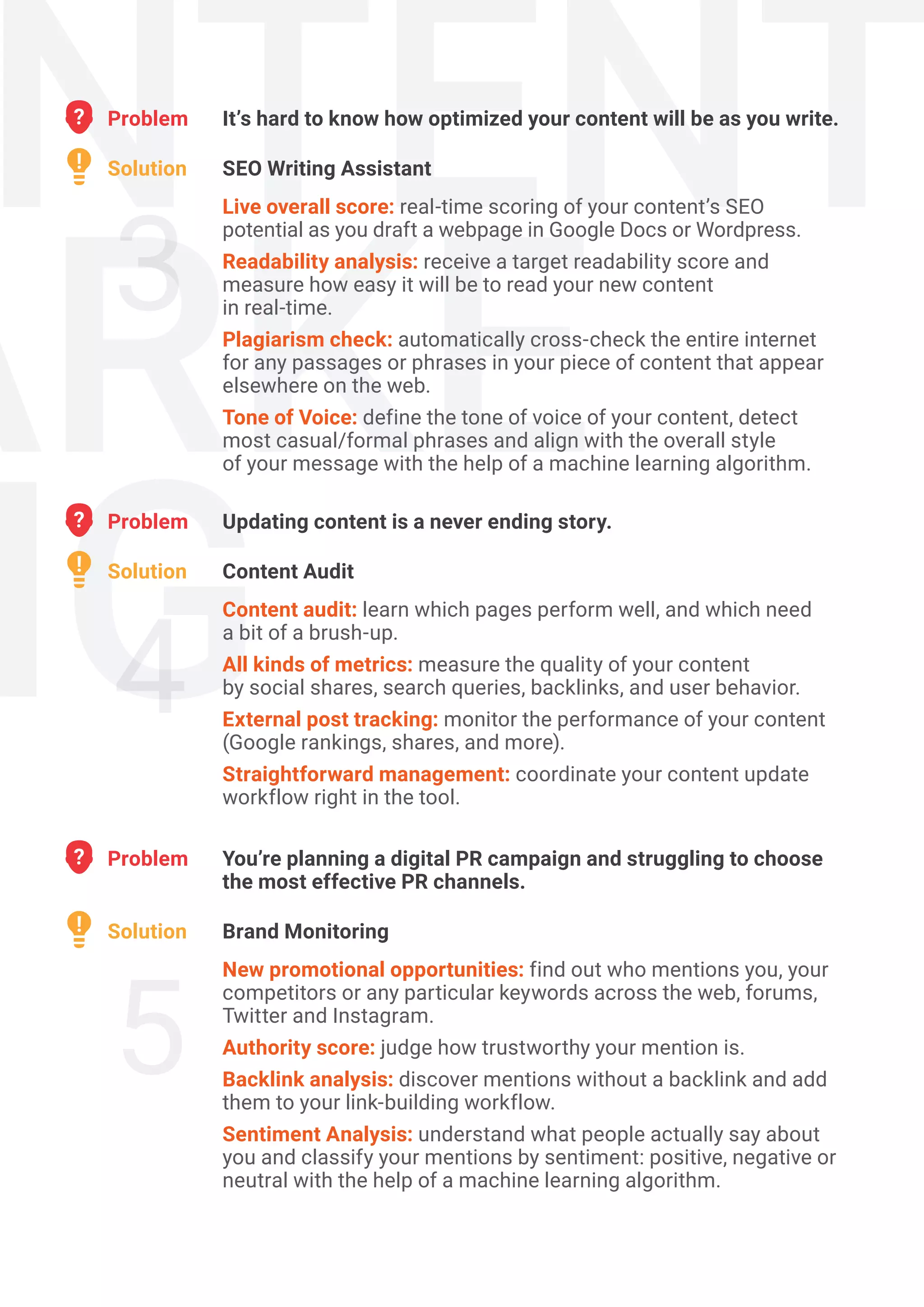 SEMrush: Killer Features | PDF