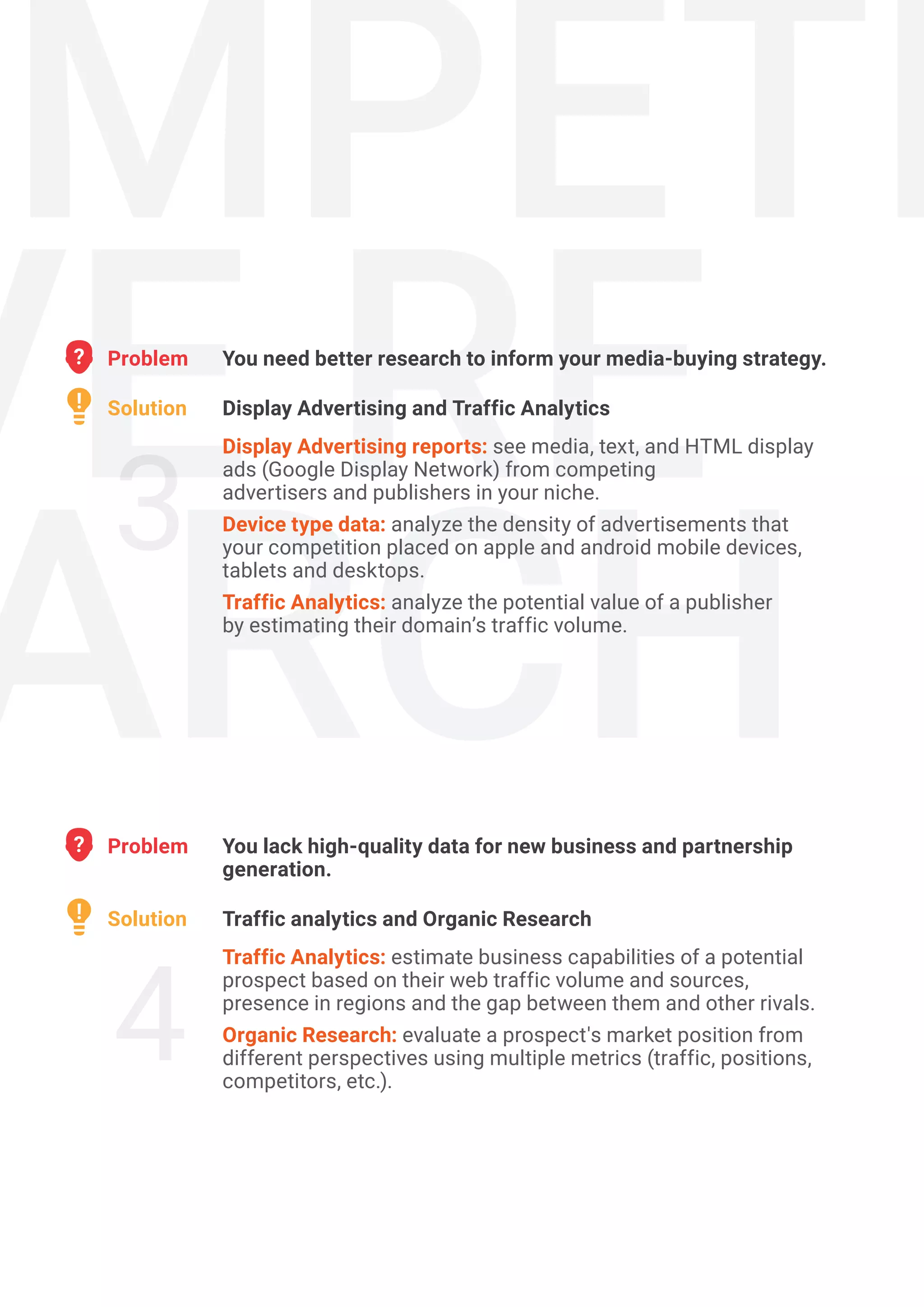 SEMrush: Killer Features | PDF