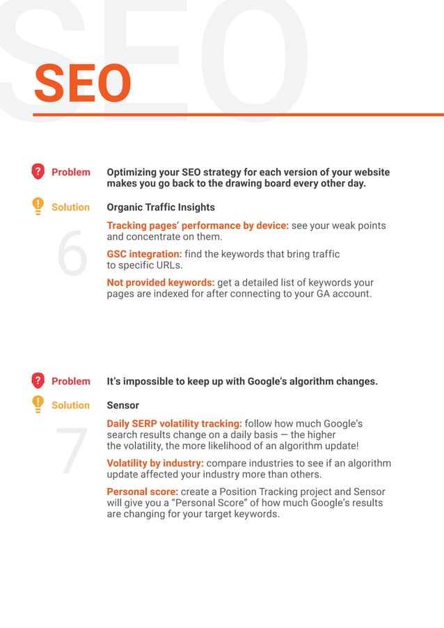 SEMrush: Killer Features | PDF
