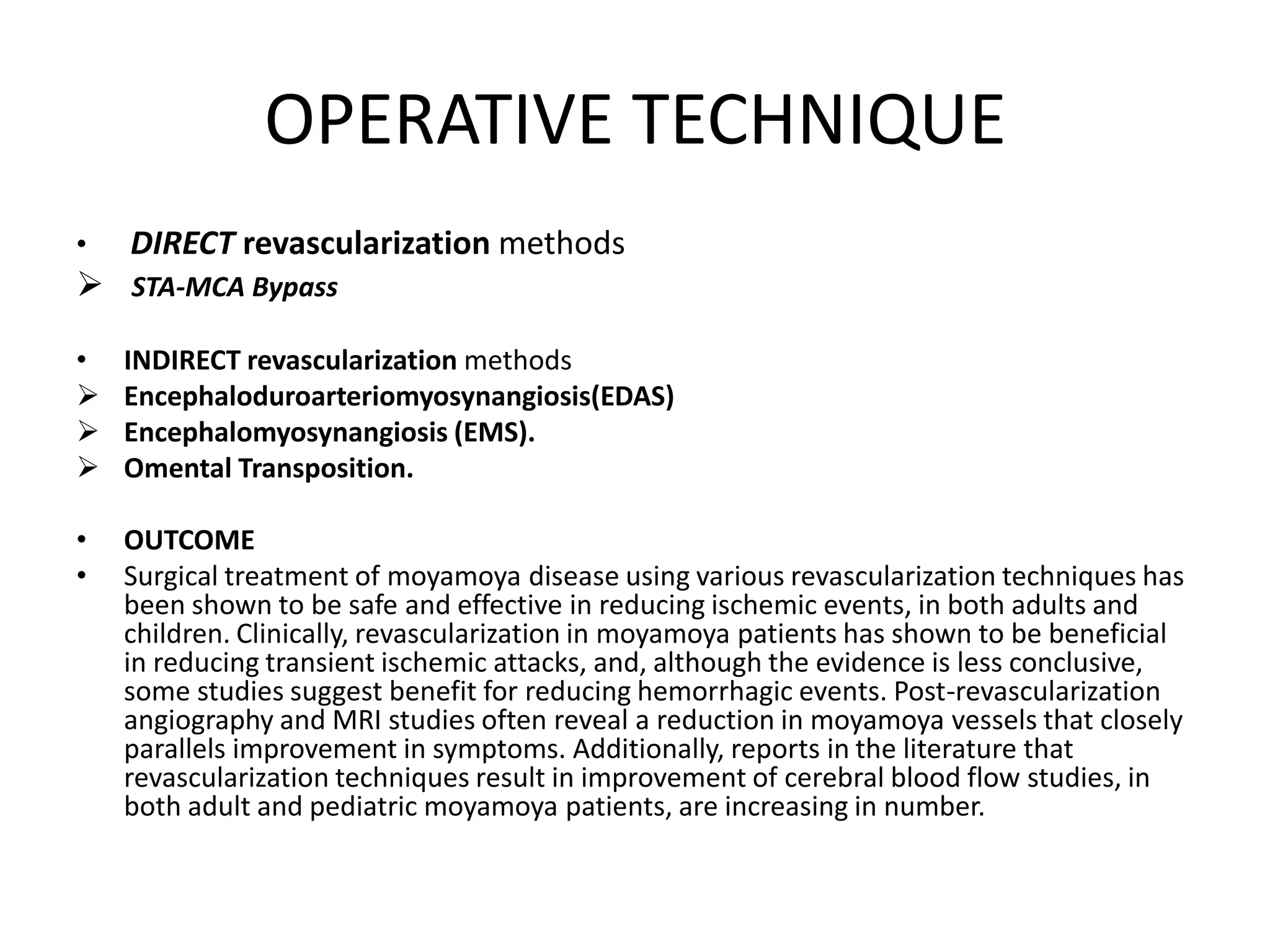 Moyamoya disease and syndrome an unusal cause of stroke | PPTX
