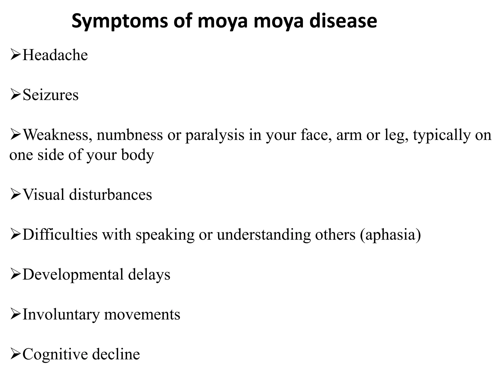 Moya moya disease | PPTX