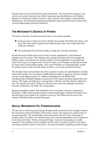 Doing Democracy: The MAP Model for Organizing Social Movements | PDF