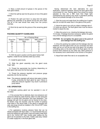 Moyno 2000 pumps service manual (g1) | PDF