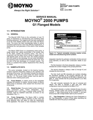 Moyno 2000 pumps service manual (g1) | PDF