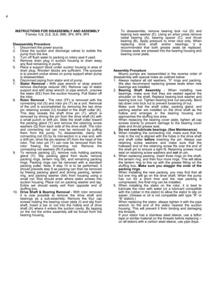 Moyno l8 drive end operations and assembly | PDF