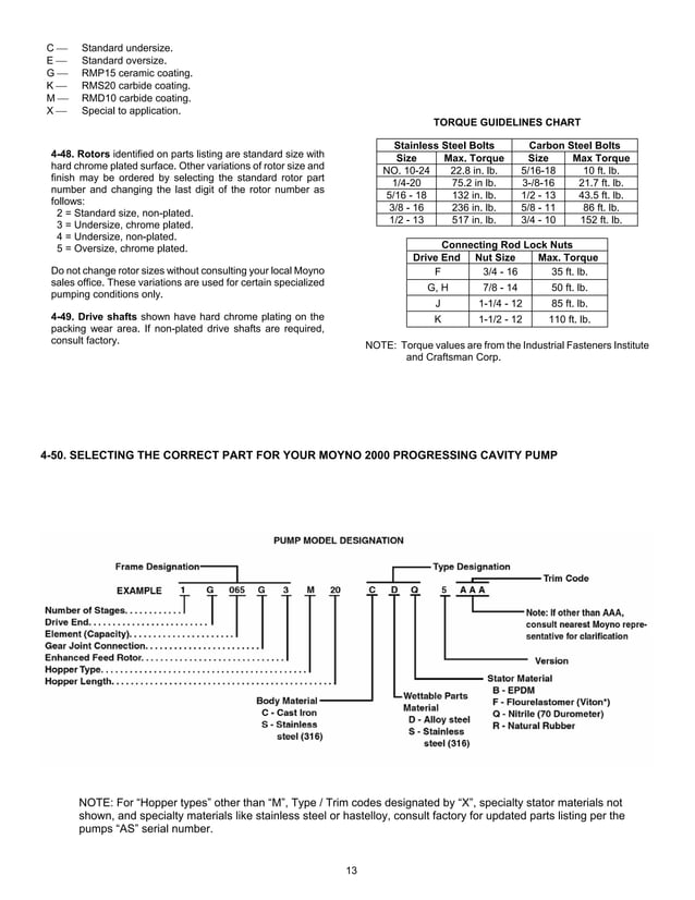 Moyno pumps 2000 g2 g3 | PDF