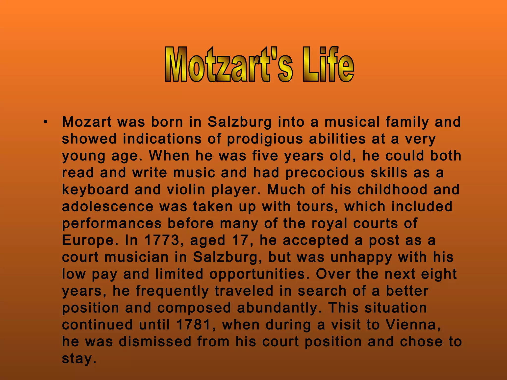 Mozart | PPT
