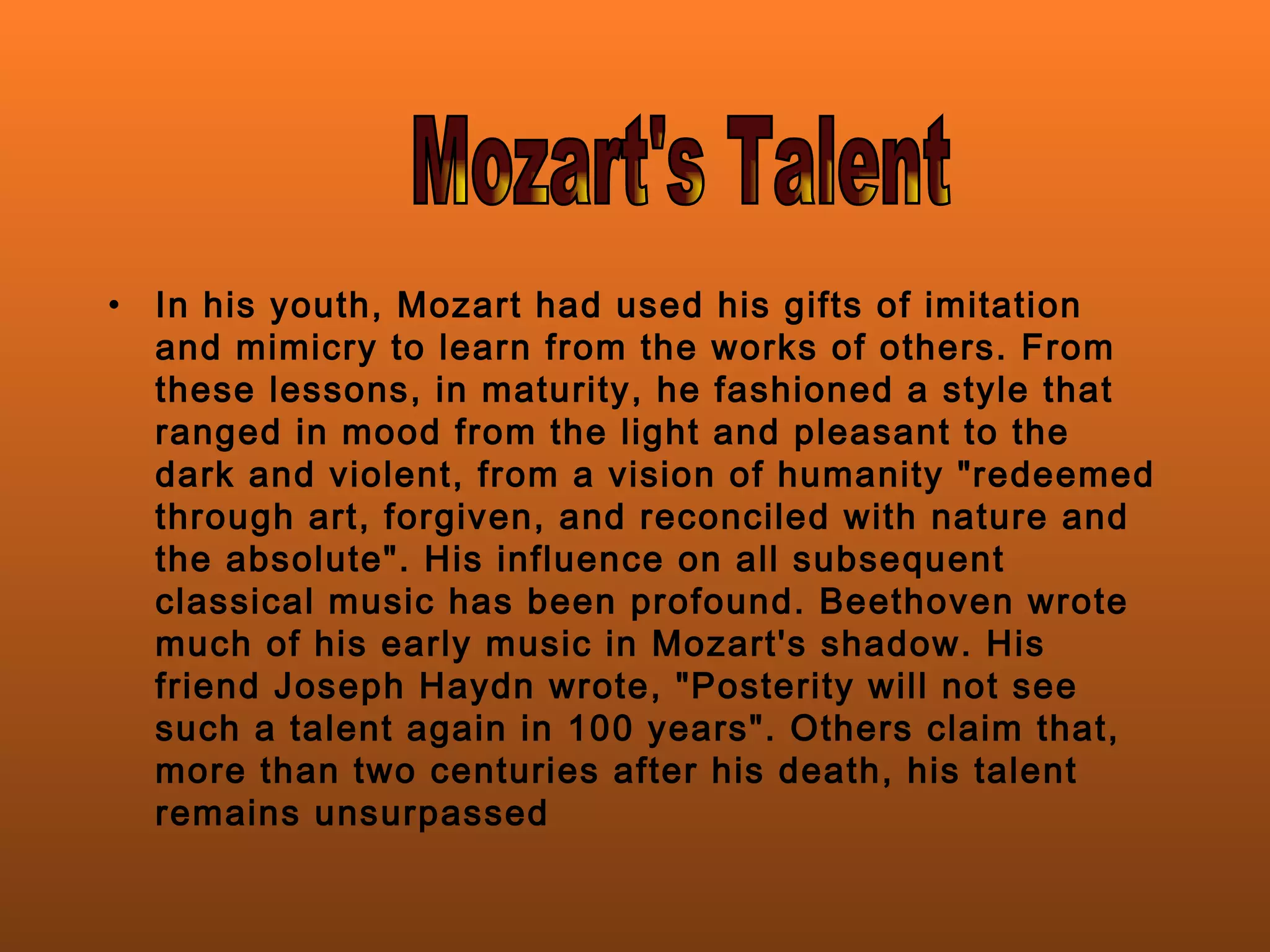 Mozart | PPT