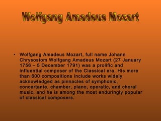 Mozart | PPT