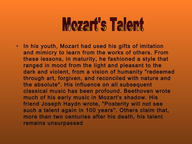 Mozart | PPT