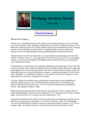 Mozart | DOCX