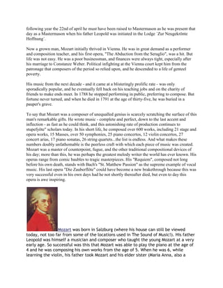 Mozart | DOCX
