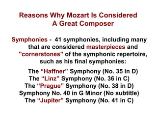 Wolfgang Amadeus Mozart | PPT