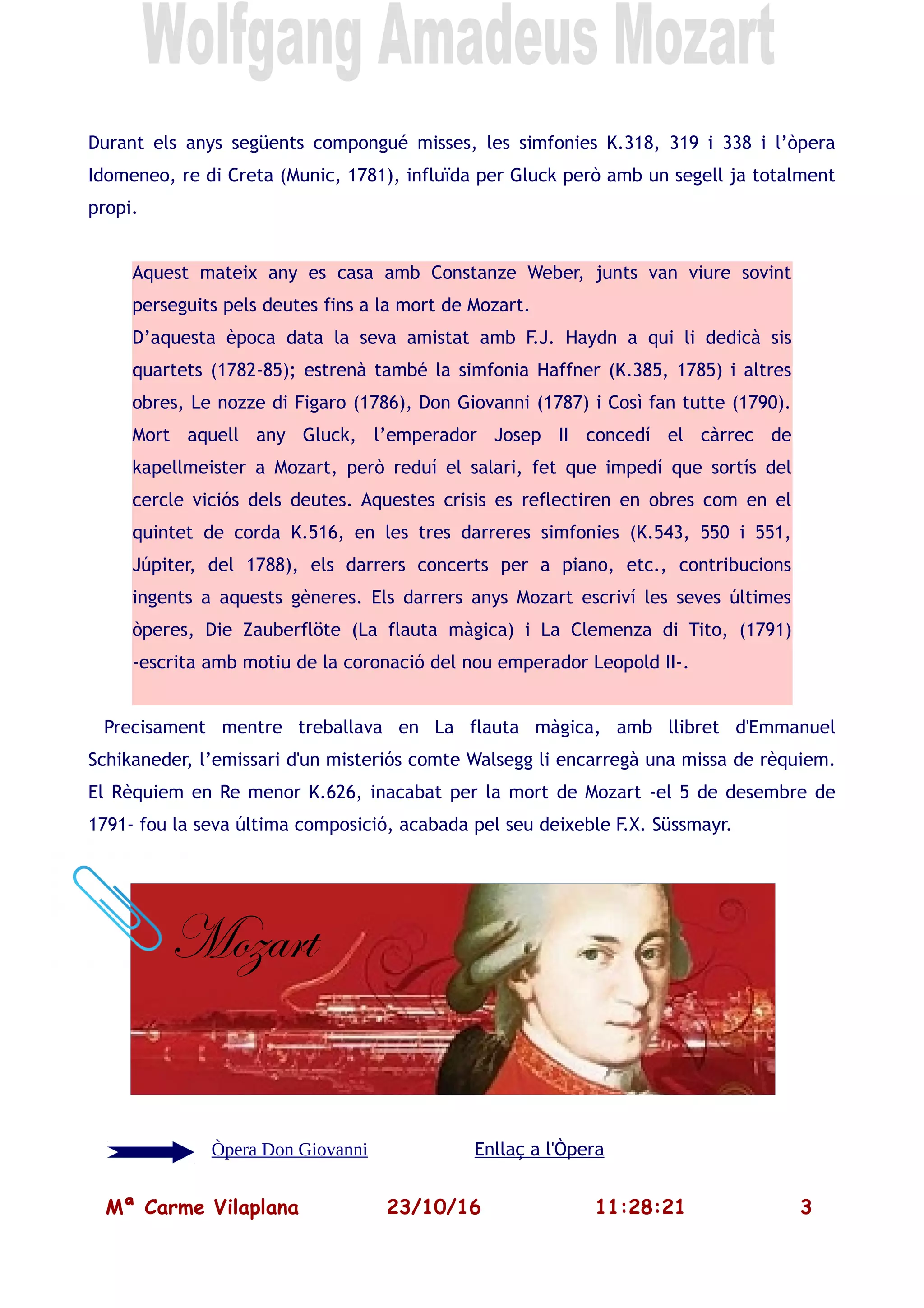Mozart | PDF