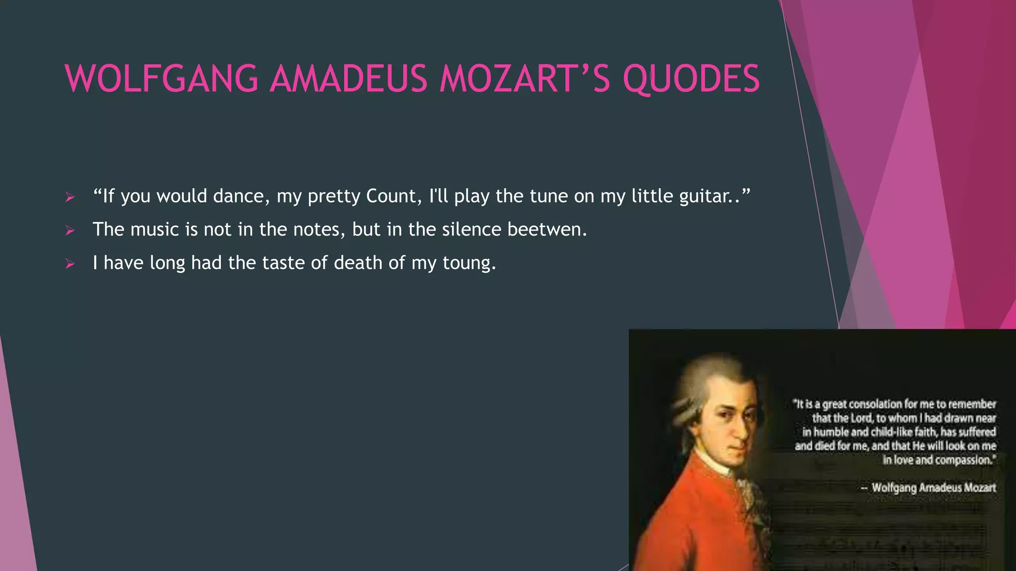Mozart | PPTX | Classical Music | Music