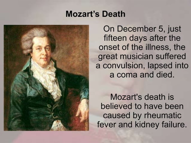 mozart life presentation art of music ppt | PPT