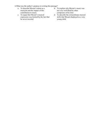 Mozart prodigy article | DOCX