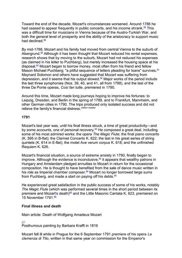 Wolfgang Amadeus Mozart | PDF