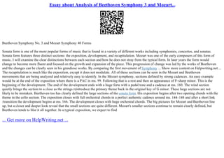 Mozart Overture Structure | PPT