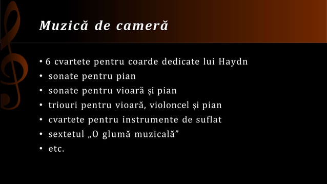 mozartppt ppt prezentare in limba romana | PPT