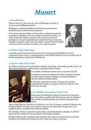 Mozart vida | PDF