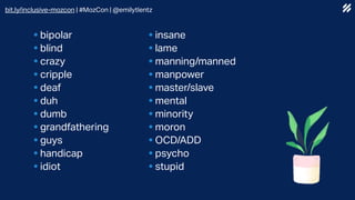 How to Audit for Inclusive Content | PPT
