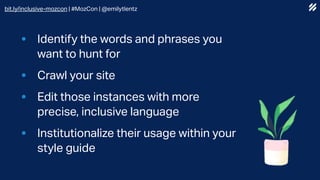 How to Audit for Inclusive Content | PPT