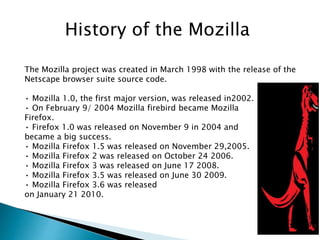 Mozila firefox The Internet Browser | PPTX