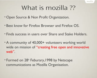 Mozilla | PPT