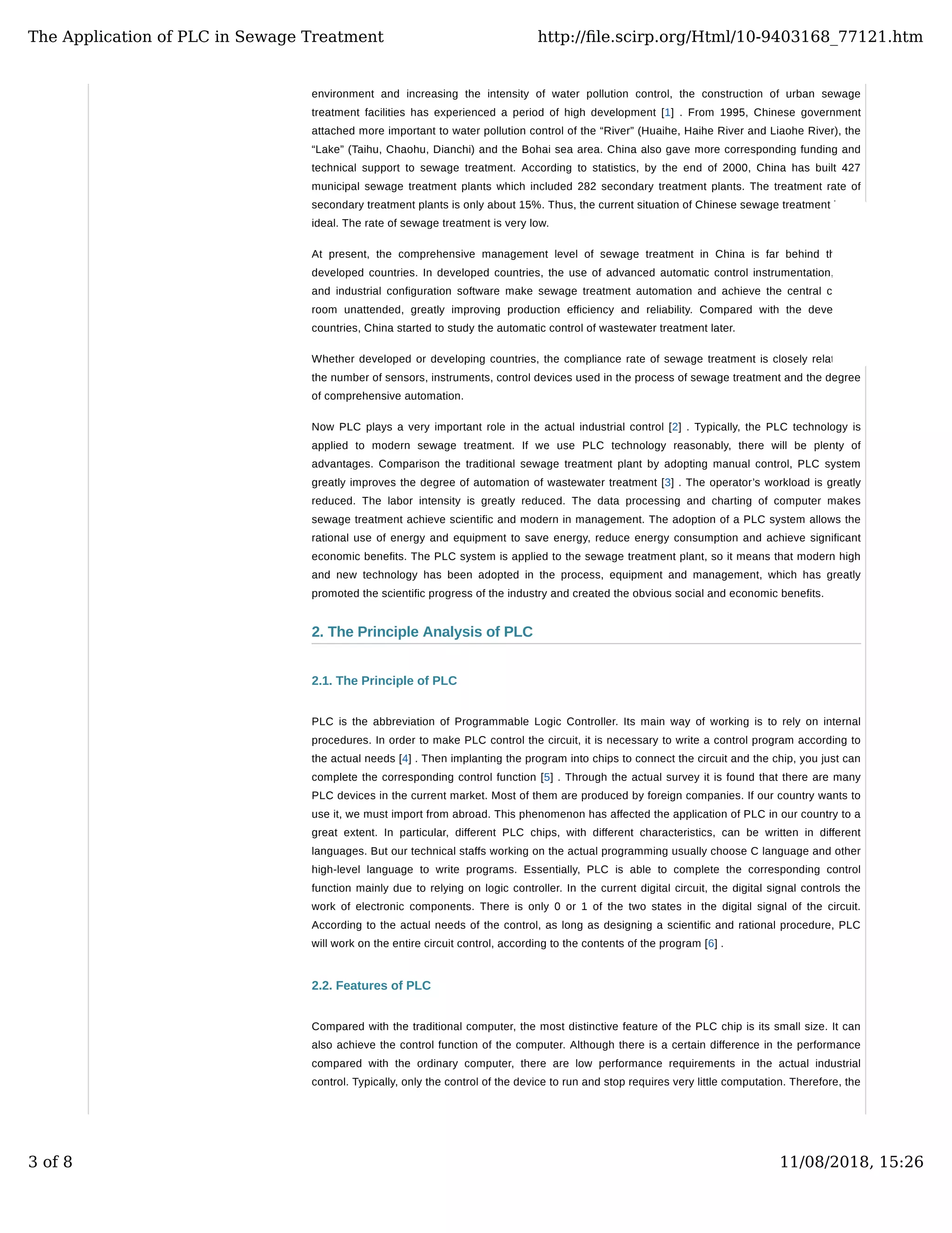 Automated plc program for sewage control | PDF