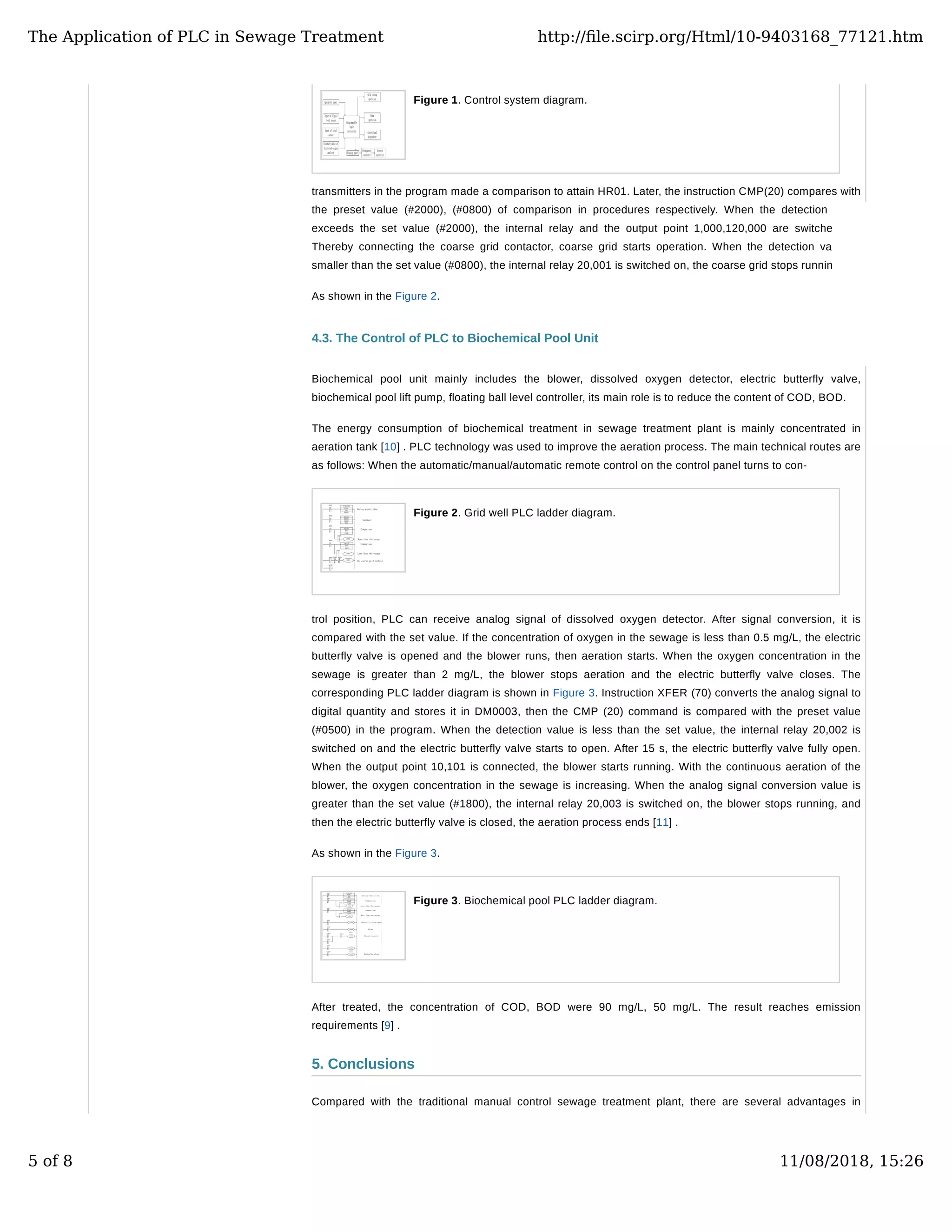 Automated plc program for sewage control | PDF