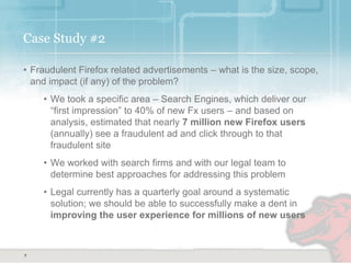 Mozilla - Becoming Data Driven | PPT