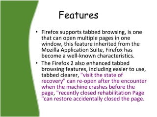 Mozilla firefox | PPT