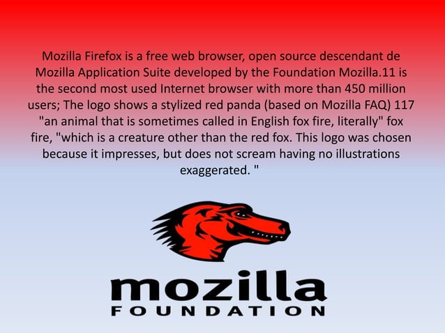 Mozilla firefox | PPTX | Browsers | Computer Software and Applications