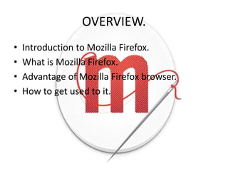 Mozilla introduction | PPTX