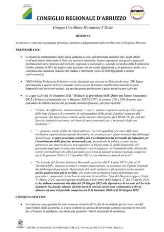 Mozione fts14 risorse_personale_sanitario | PDF