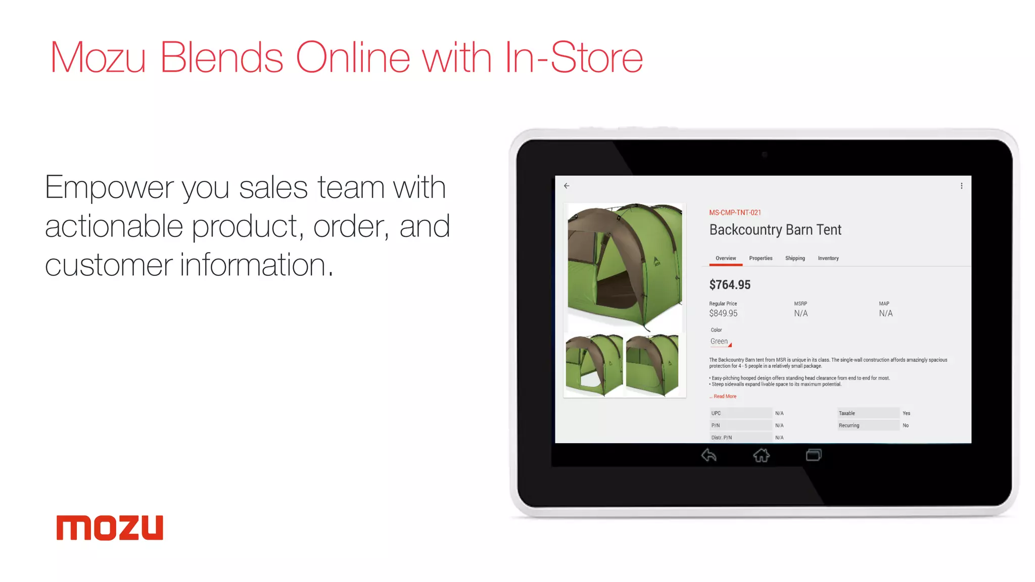 Meet the Mozu Sales Assistant App | PDF