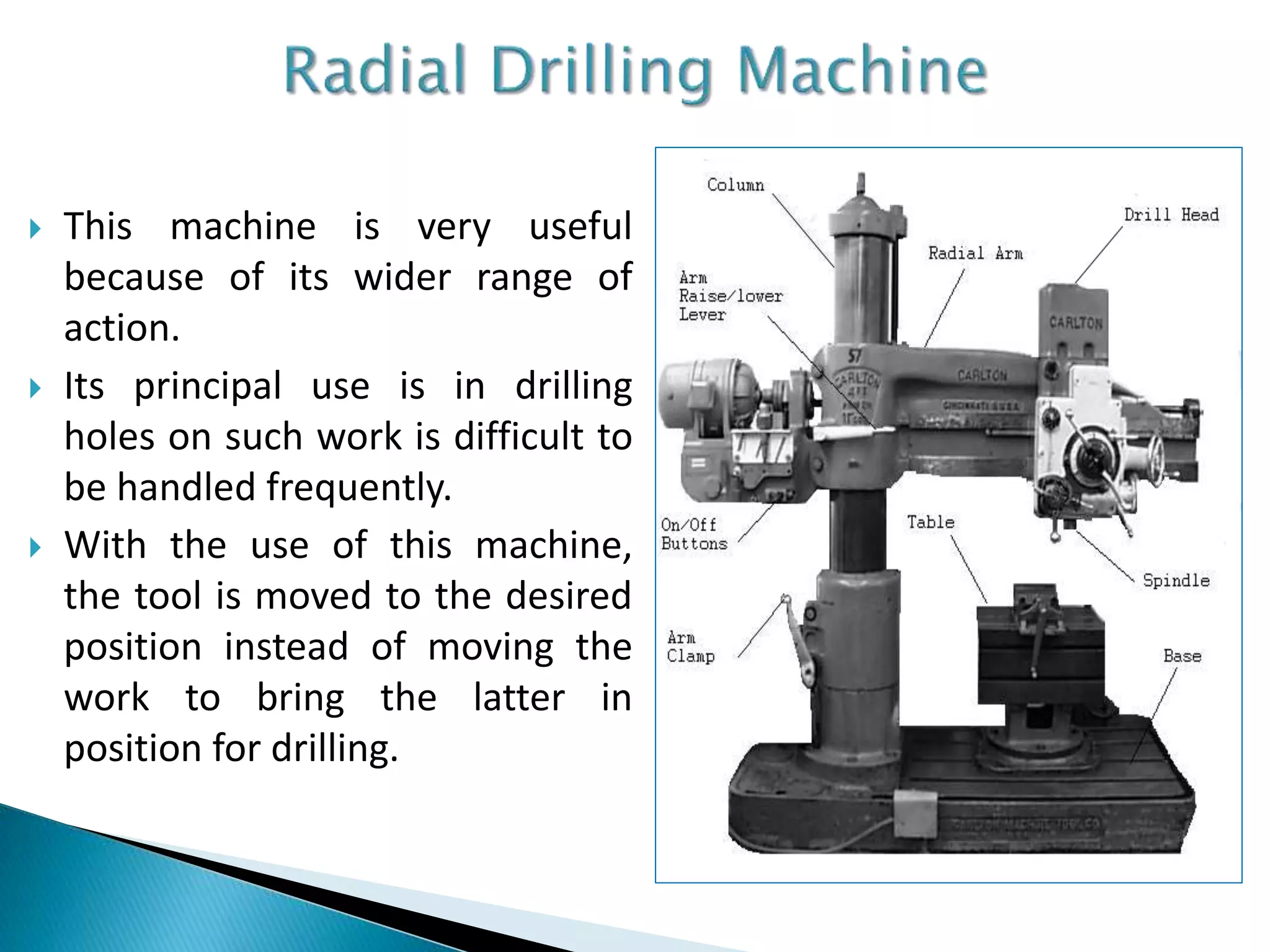 Drilling Machine | PPTX