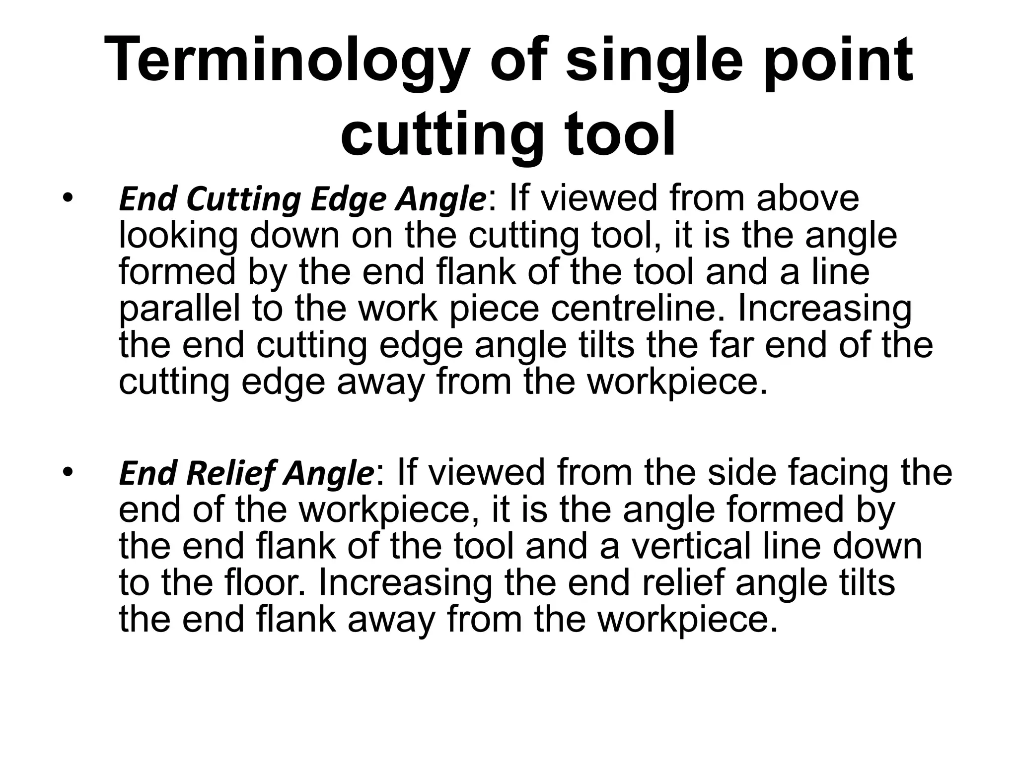 Tool Geometry & It’s Signature. | PPTX