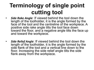 Tool Geometry & It’s Signature. | PPTX