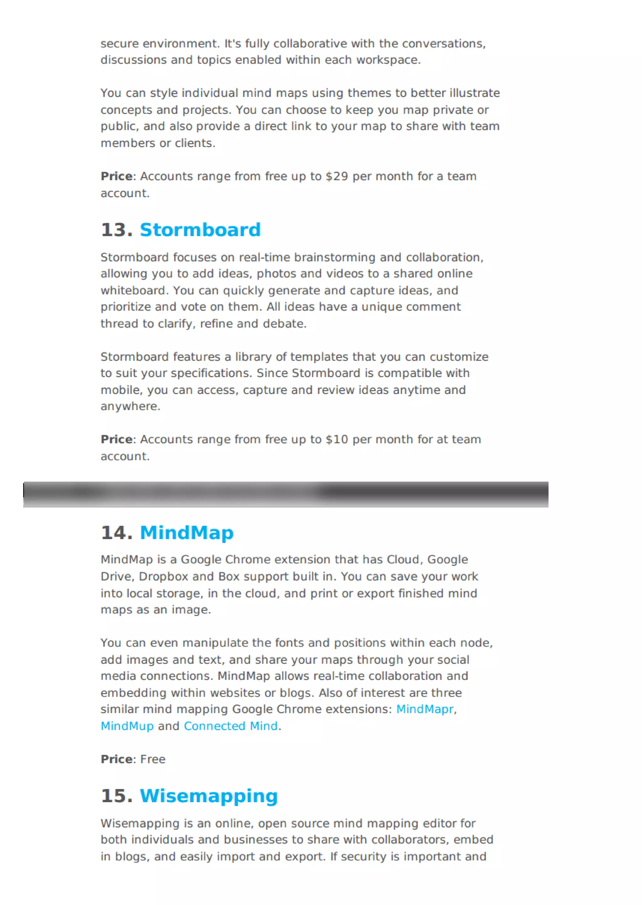 The best 15 content mapping tools to create content | PDF