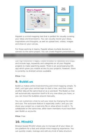 The best 15 content mapping tools to create content | PDF