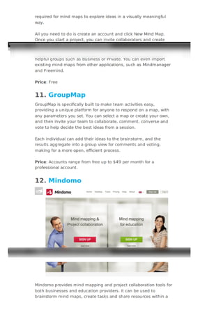 The best 15 content mapping tools to create content | PDF