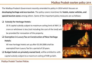 Mp Tourism Policy | PDF