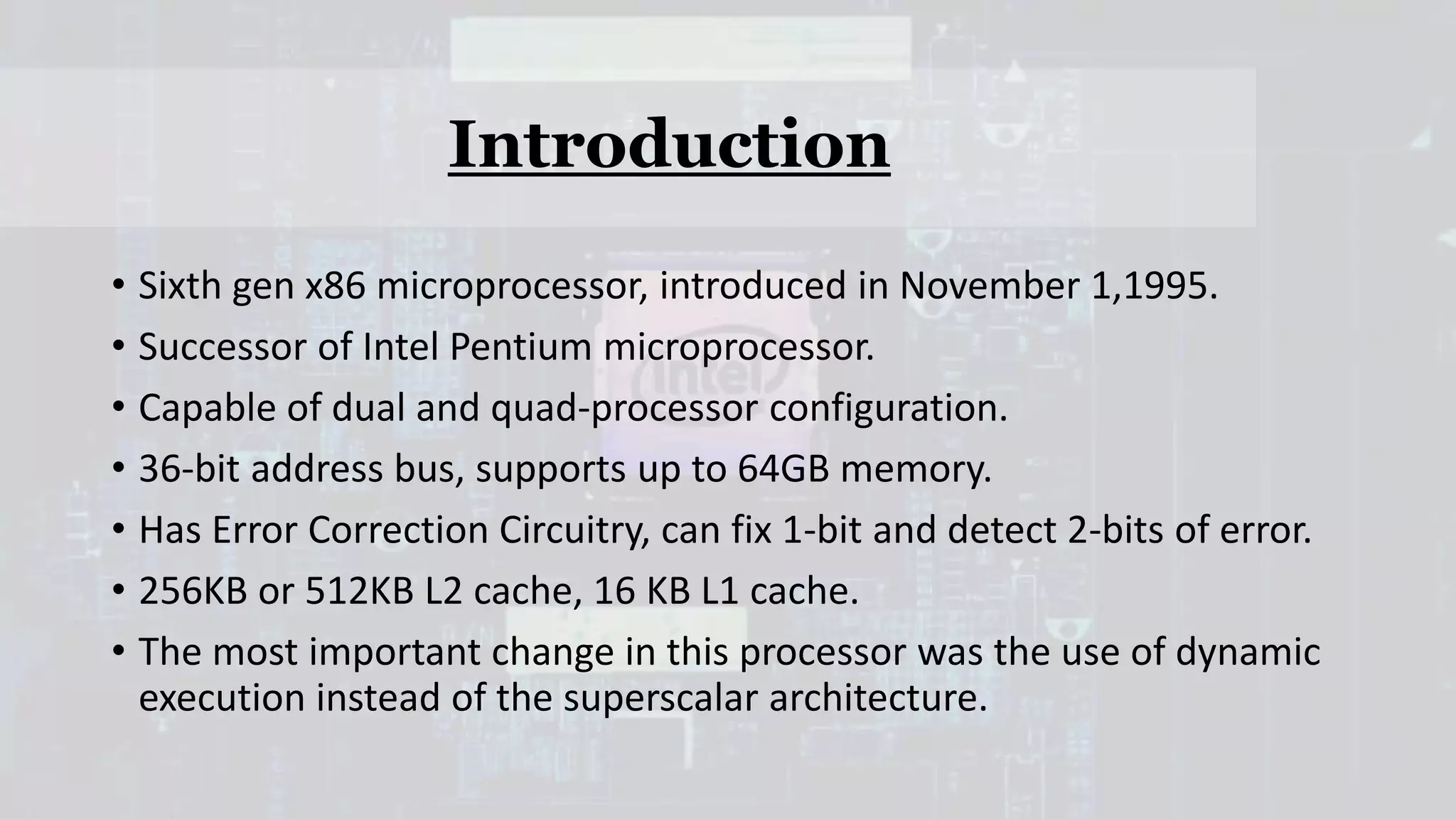 Intel Pentium Pro | PPTX
