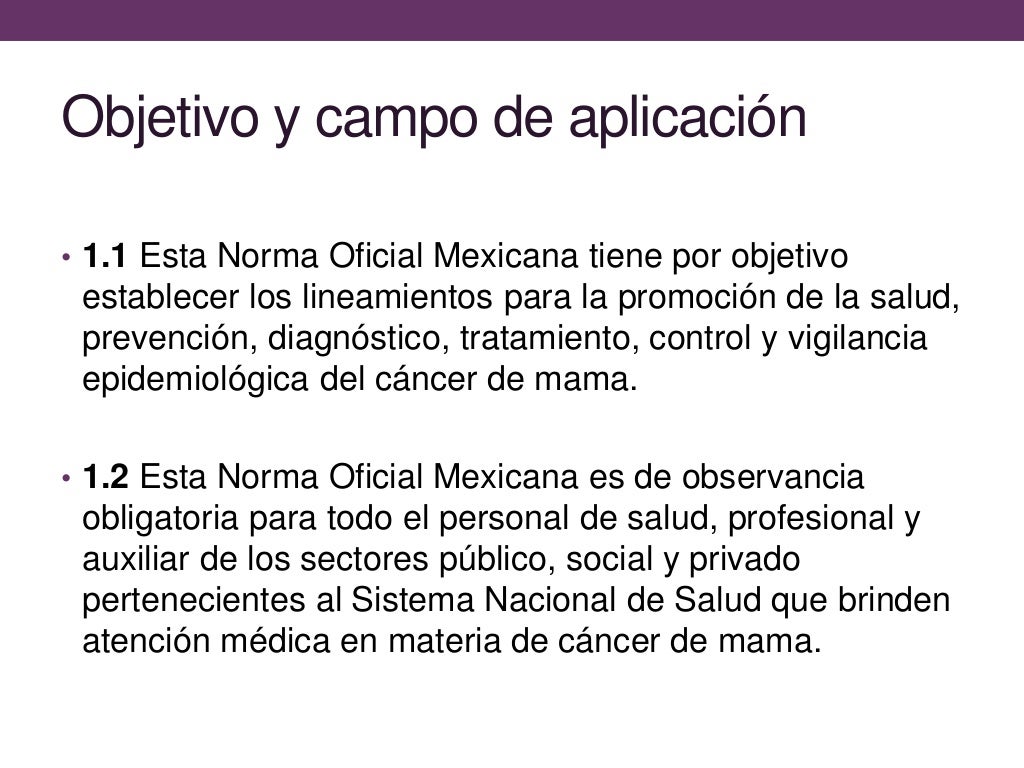 Nom 041 Norma Oficial Mexicana Para La Prevención Diagnóstico Trata…