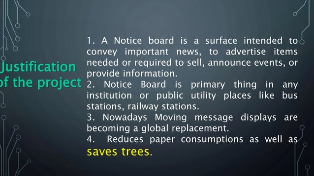 Smart Notice Board with android app via Bluetooth | PPTX | Computing | Technology & Computing