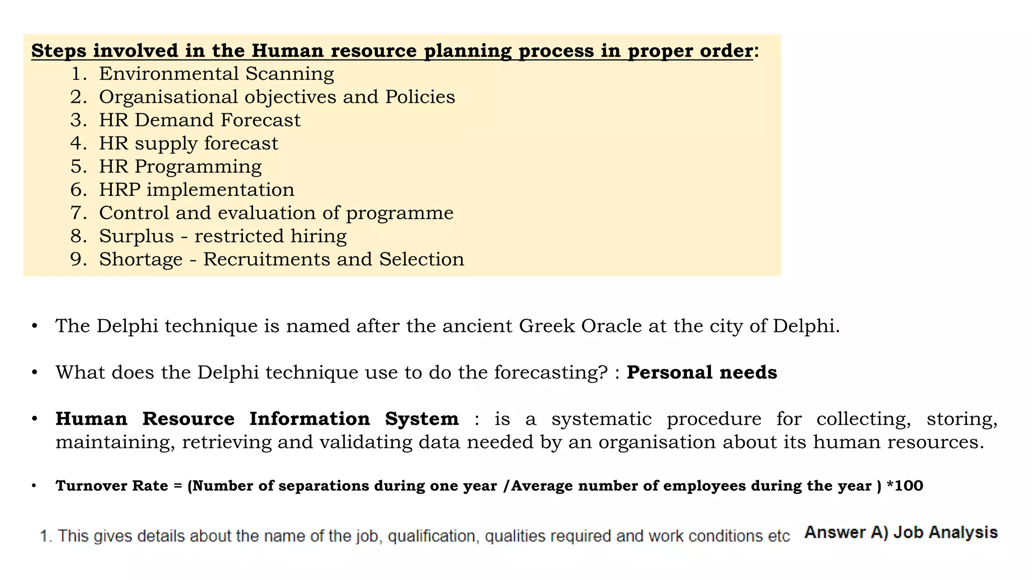 Manpower Planning | PPTX