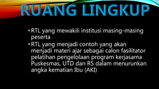 RTL Rencana Tindak Lanjut | PPTX